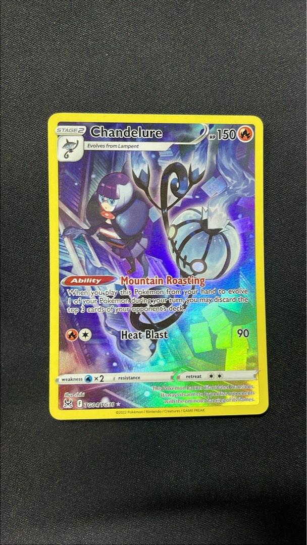 Chandelure - TG04/TG30 - Ultra Rare - Pokemon Lost Origin Trainer ...