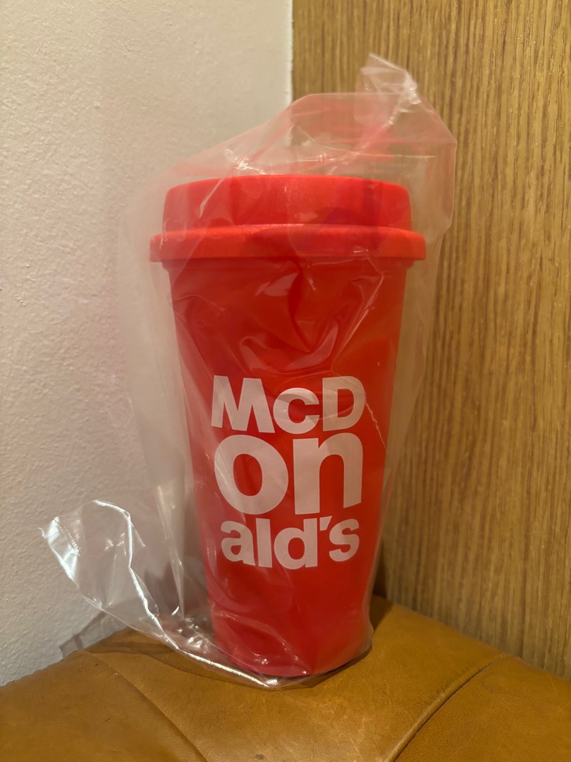 Coca Cola x Mcdonald’s Cup with Lid (Macs, coke, red), Furniture & Home ...