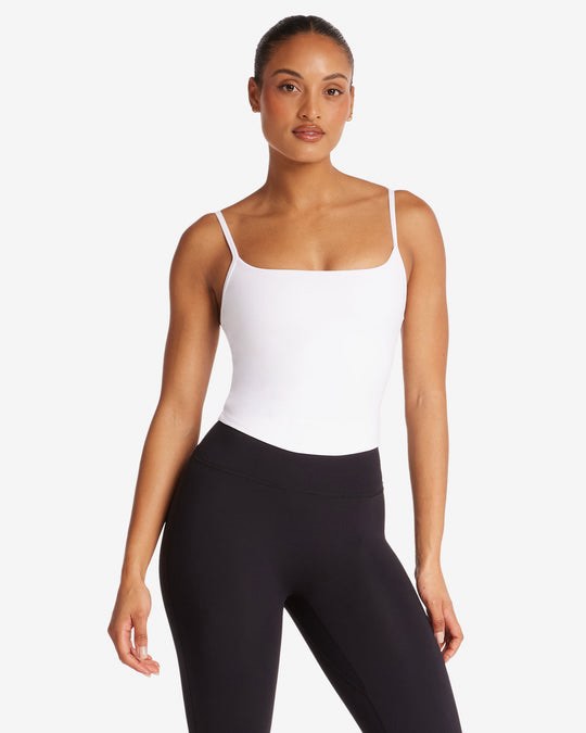 CSB Form Cami Tank (White), Men's Fashion, Activewear on Carousell