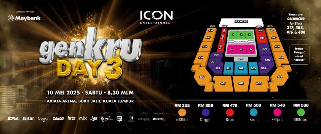 genKru day 3 (KRUjaan), Tickets & Vouchers, Event Tickets on Carousell