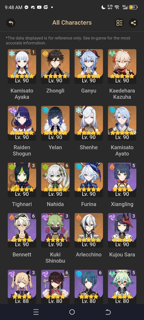 GENSHIN #4 C6 NAHIDA, Video Gaming, Gaming Accessories, Game Gift Cards ...
