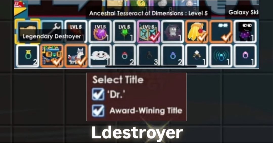 Growtopia Stacked Legend Account #1 |Legendary Destroyer, Award-Winning ...