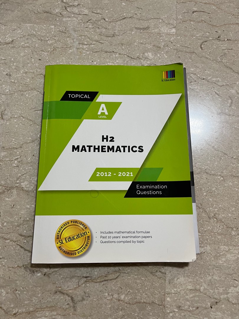 H2 Math TYS A Level, Hobbies & Toys, Books & Magazines, Textbooks on ...