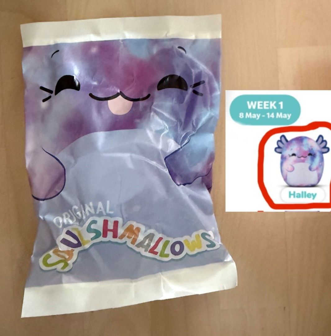 Halley Original Squishmallows MacDonald Happy Meal Toy Week 1 May ...