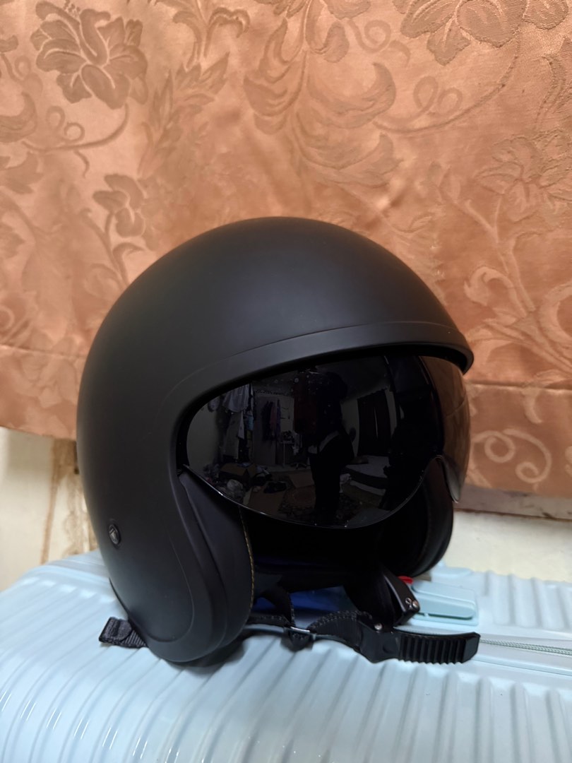 Helmet LS2 Spitfire| Openface| Retro, Motorbikes on Carousell