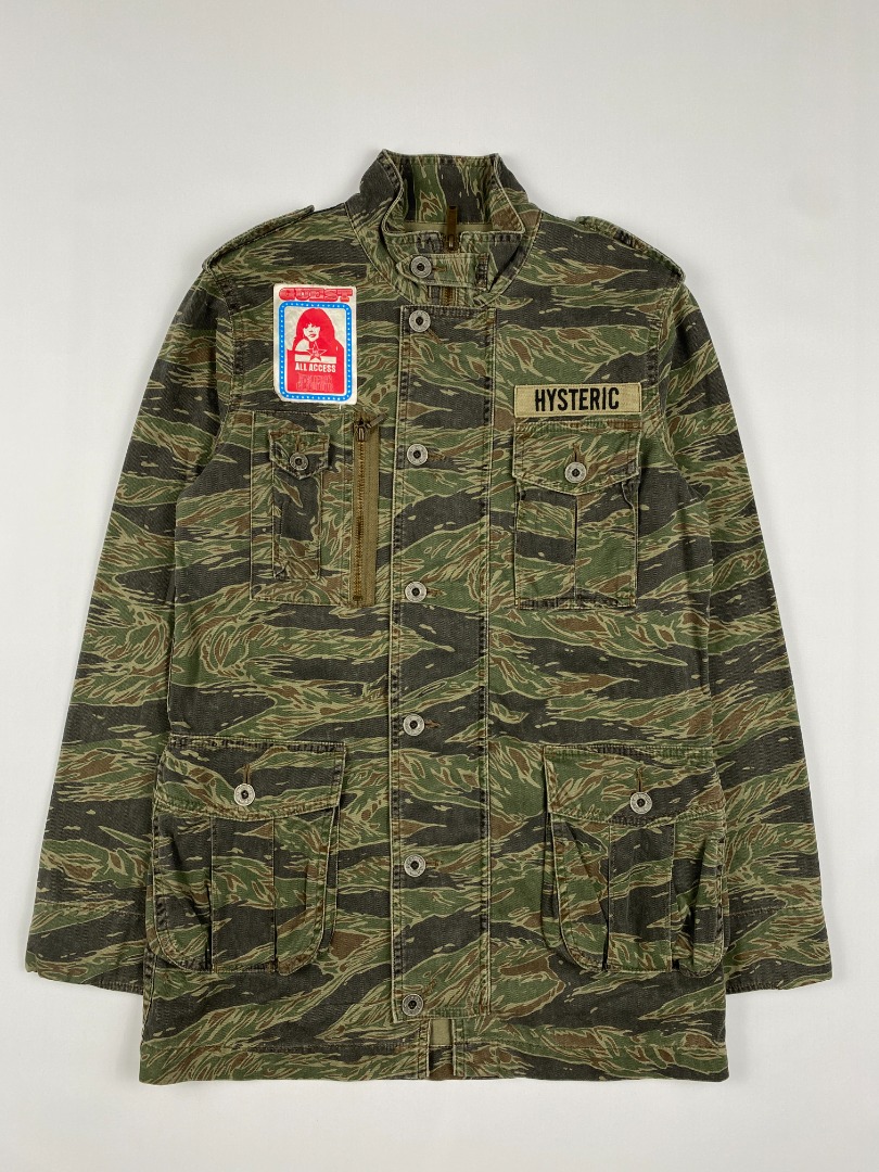 Hysteric Glamour Tiger Camo Field Jacket, Men's Fashion, Coats, Jackets ...