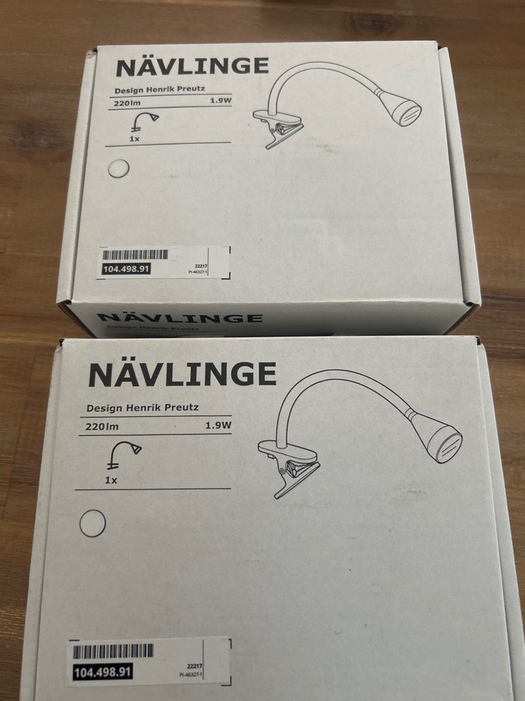 IKEA Lamp Navlinge, Furniture & Home Living, Lighting & Fans, Lighting ...