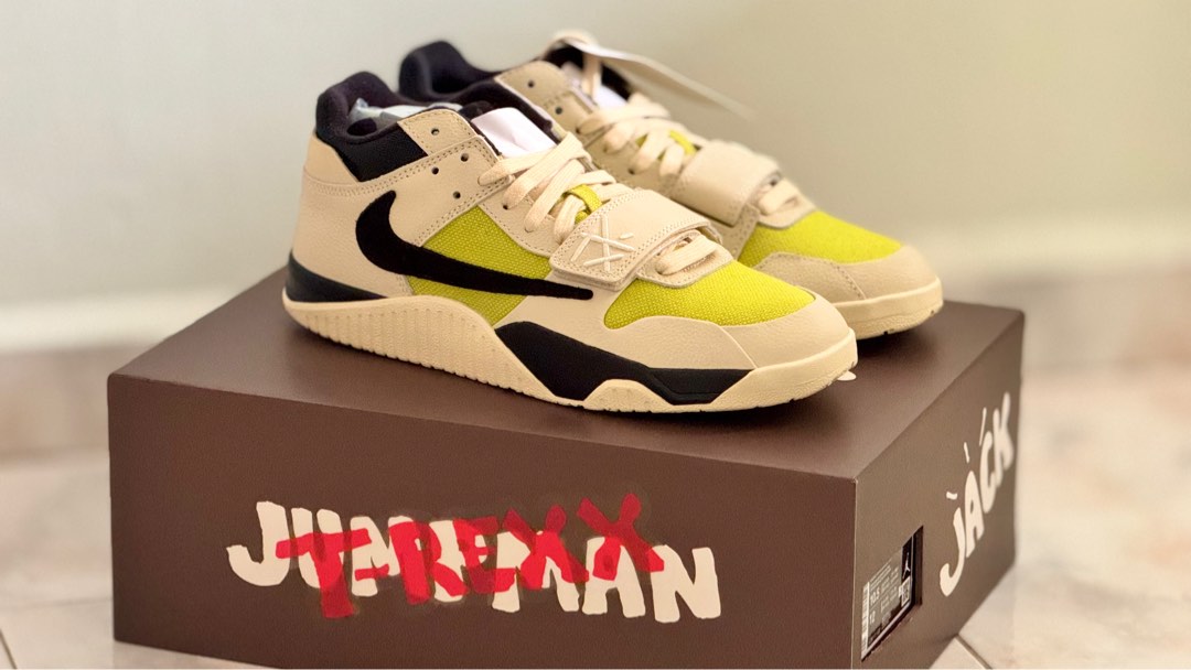 Jordan travis scott T-rexx CJ1 Bright Cactus, Luxury, Sneakers ...