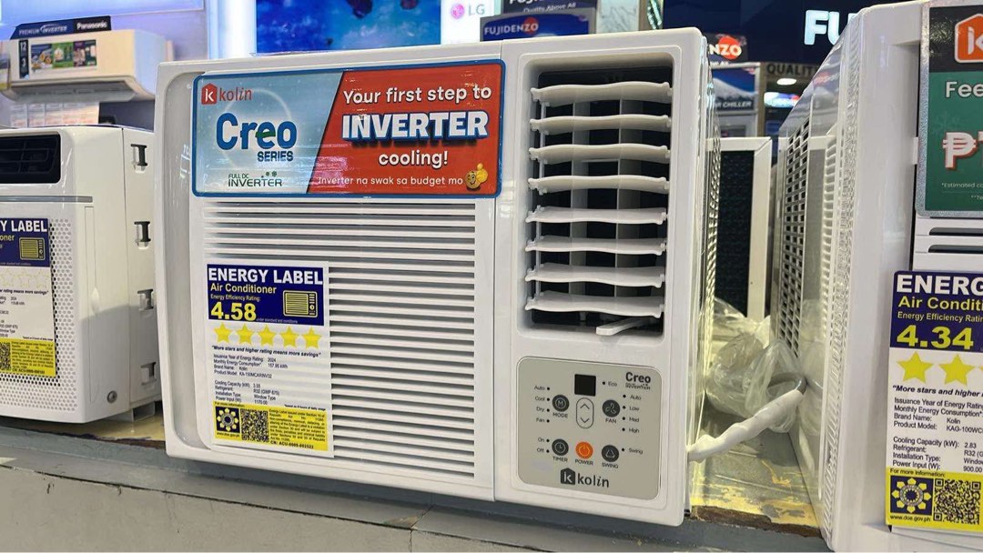 KOLIN CREO WINDOW TYPE INVERTER AIR CONDITIONER, TV & Home Appliances ...