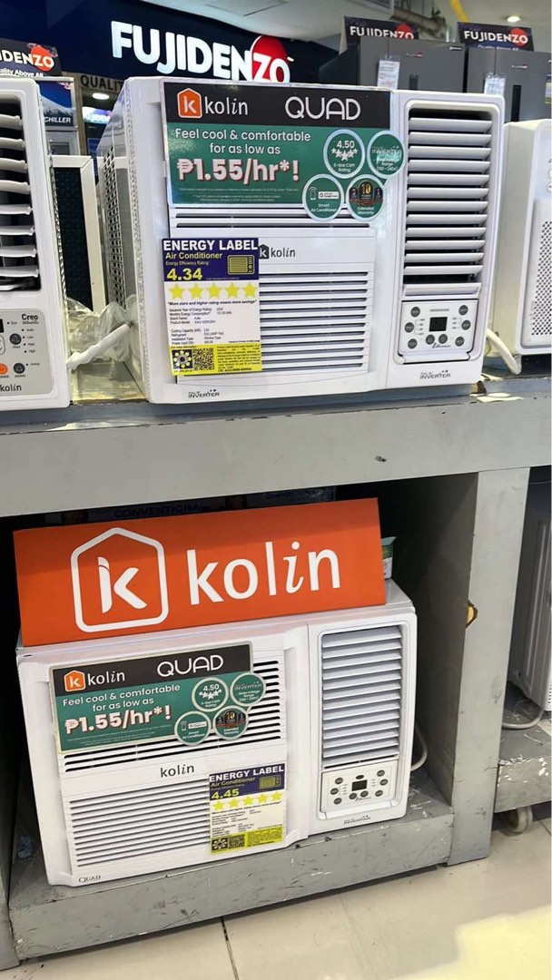 KOLIN WINDOW TYPE INVERTER AIR CONDITIONER, TV & Home Appliances, Air ...
