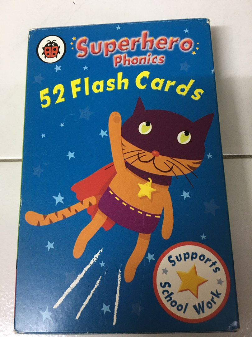 Ladybird Superhero Phonics Flash Cards for age 3-7 years old, Hobbies ...