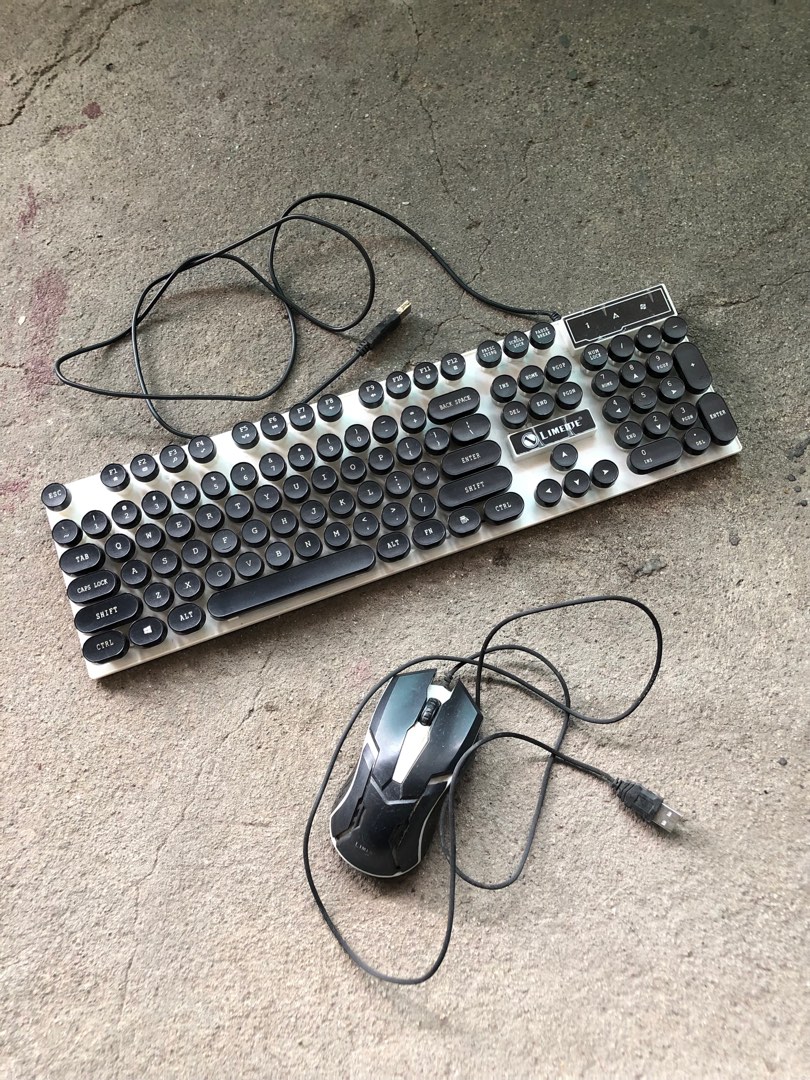 LIMEIDE GTX300 Rainbow Backlit Office PC Wired Gaming Keyboard and ...