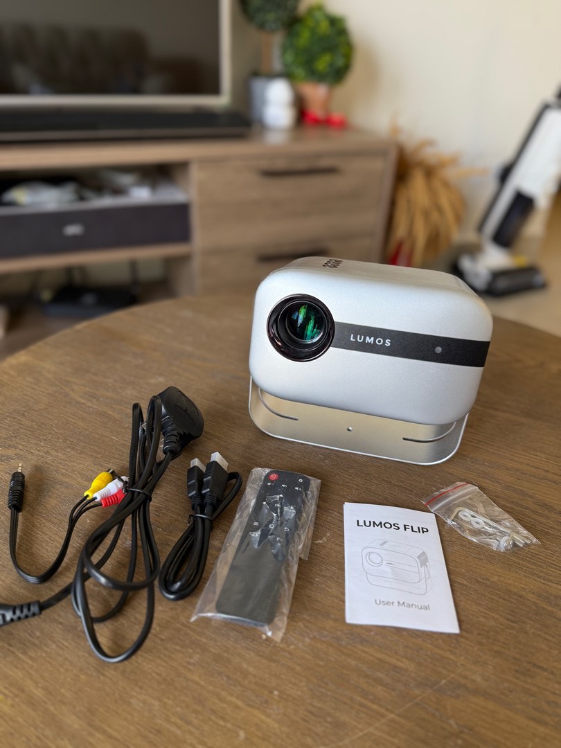 LUMOS FLIP Projector | Barely Used | Full Set |, TV & Home Appliances ...