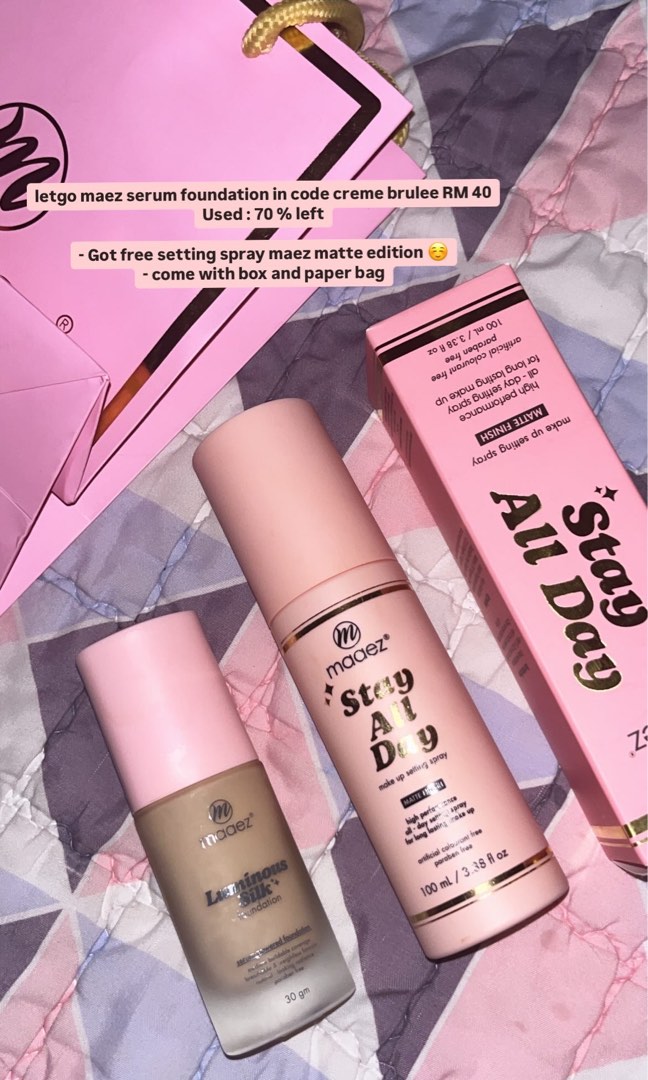 Maez Serum Foundation Creme Brulee, Beauty & Personal Care, Face ...