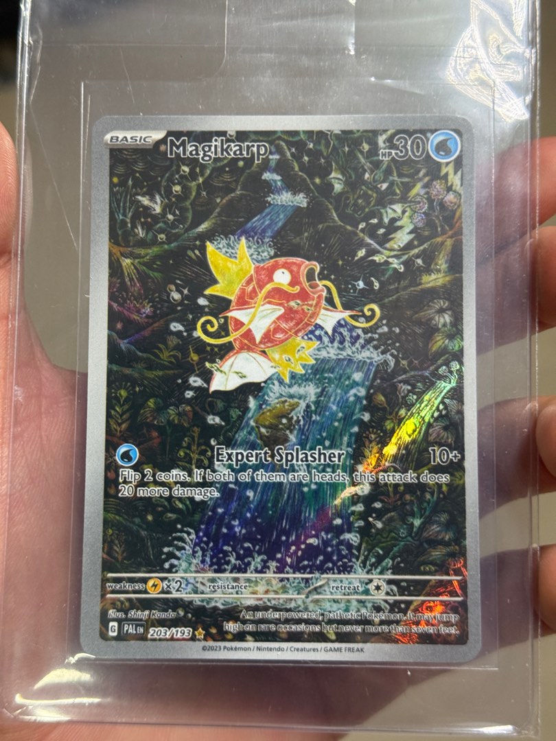 magikarp illustration rare IR paldea evolved, Hobbies & Toys, Toys ...