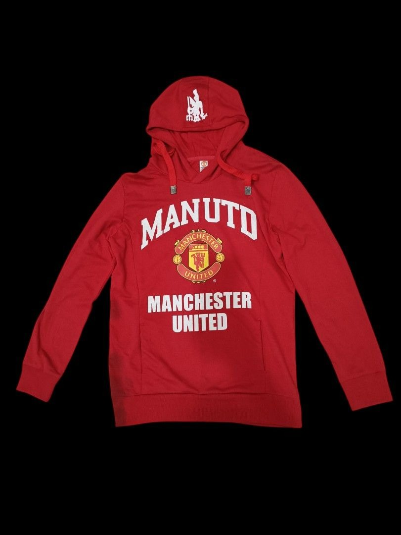 MANCHESTER UNITED HOODIE OFFICIAL MERCHANDISE MUFC MU SETAN MERAH ...