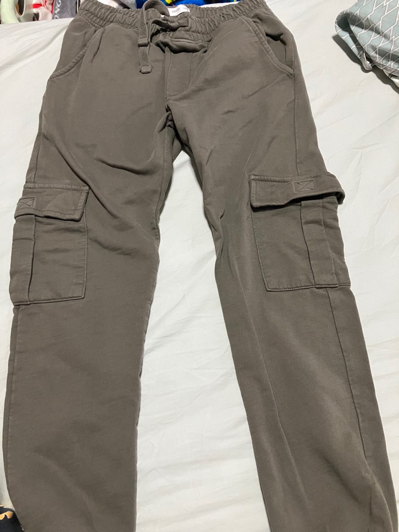Mango cotton cargo pants, Babies & Kids, Babies & Kids Fashion on Carousell