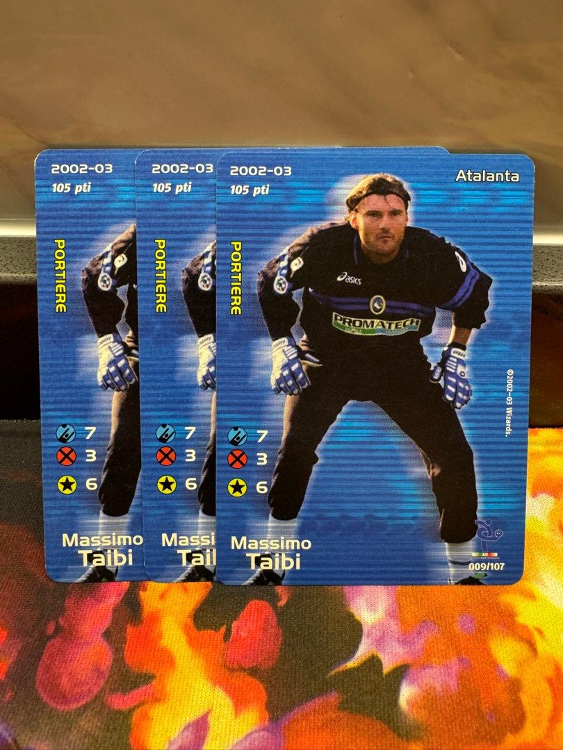 Massimo Taibi (Atalanta) 2002/2003, Hobbies & Toys, Collectibles ...