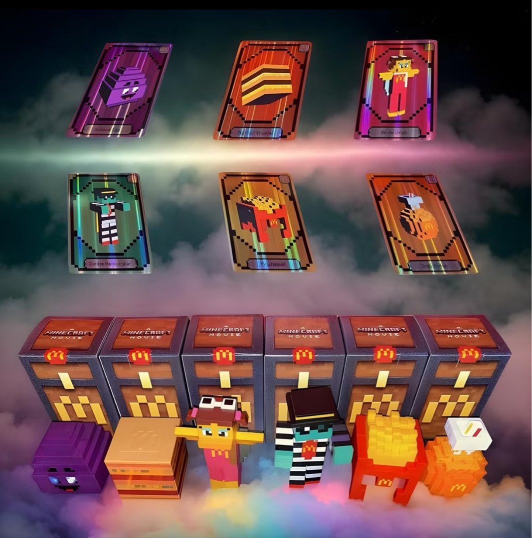 McDonald’s x Minecraft Blind Boxes (Full set), Hobbies & Toys, Toys ...