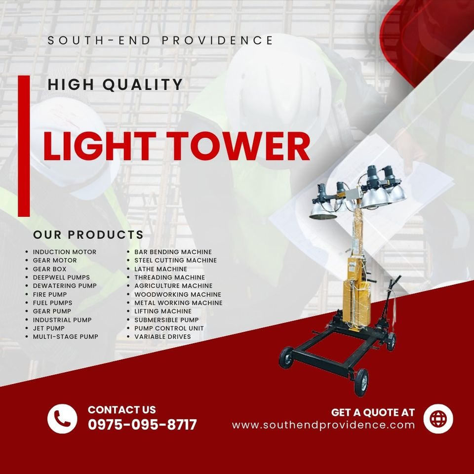 Metal Halide Lamp Light Tower without Generator | Light Tower | Tower ...