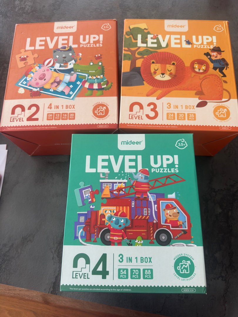 Mideer level up puzzles, Hobbies & Toys, Toys & Games on Carousell