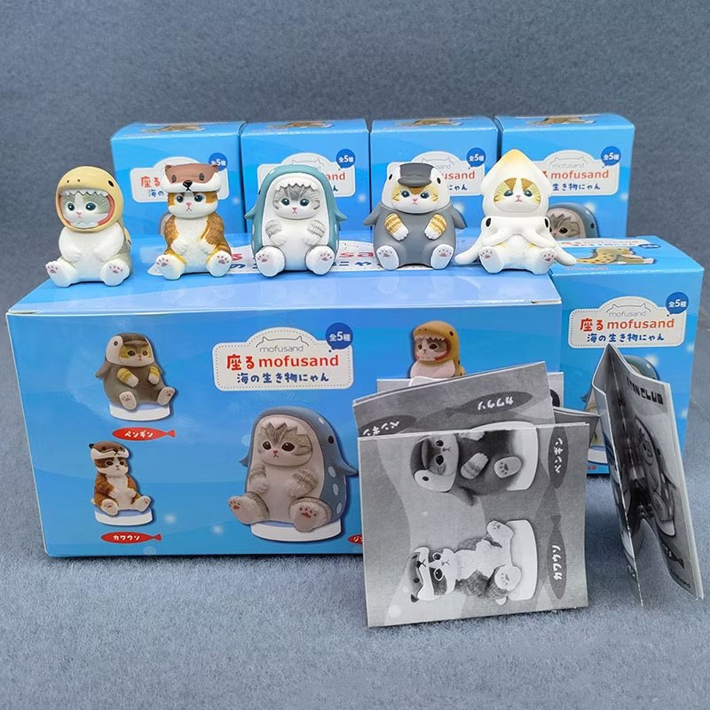 mofusand figurines (dupe), Hobbies & Toys, Memorabilia & Collectibles, Fan Merchandise on Carousell