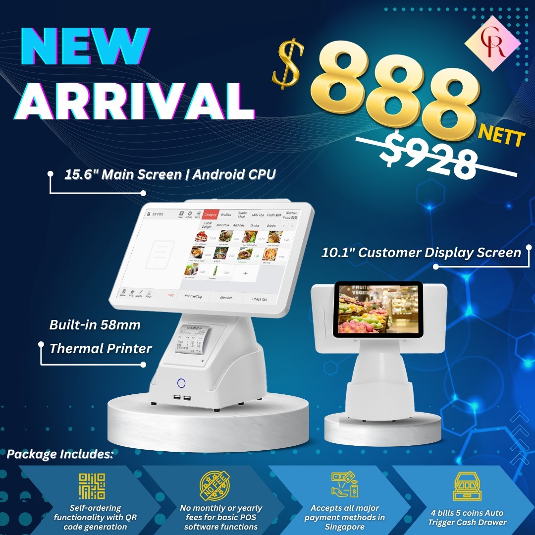 NEW ARRIVAL POS SYSTEM PACKAGE DUAL SCREEN ONLY $888, Computers & Tech ...