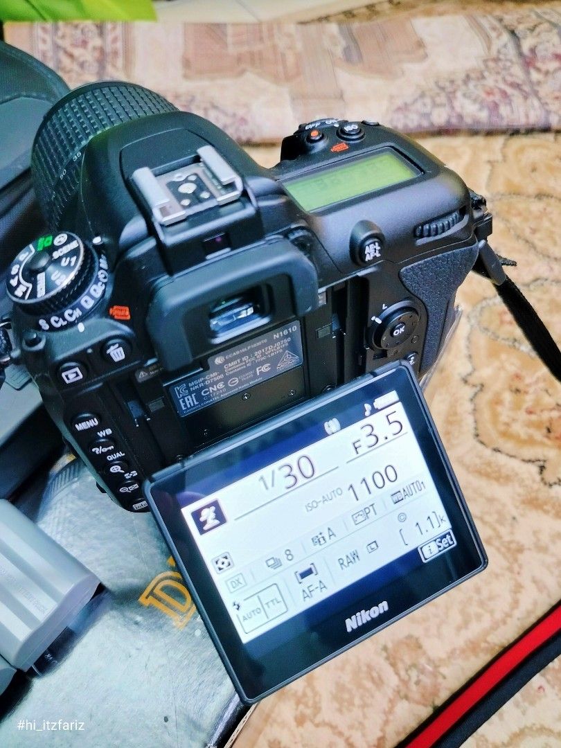 Nikon D7500 full-kit (S/C 7.4k), Photography, Cameras on Carousell