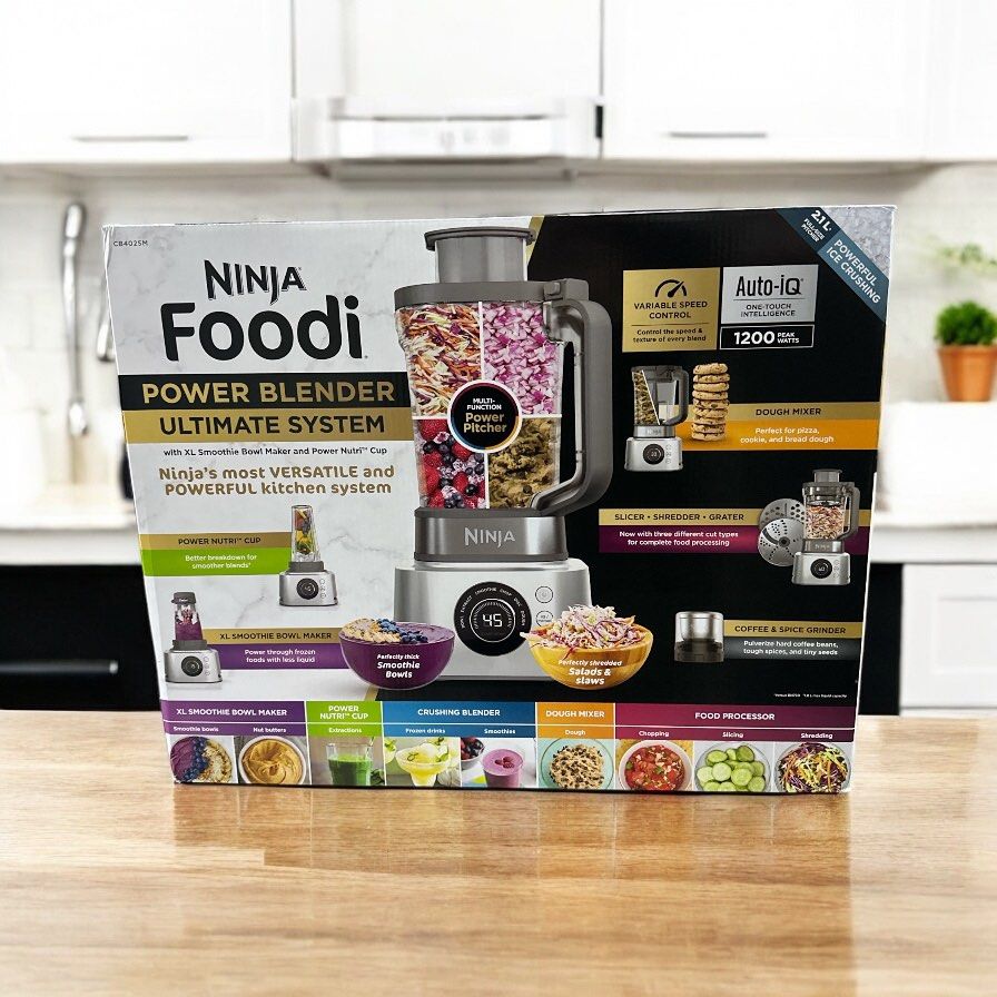 Ninja Foodi Power Blender and Food Processor, 5 in 1 Ultimate Kitchen ...