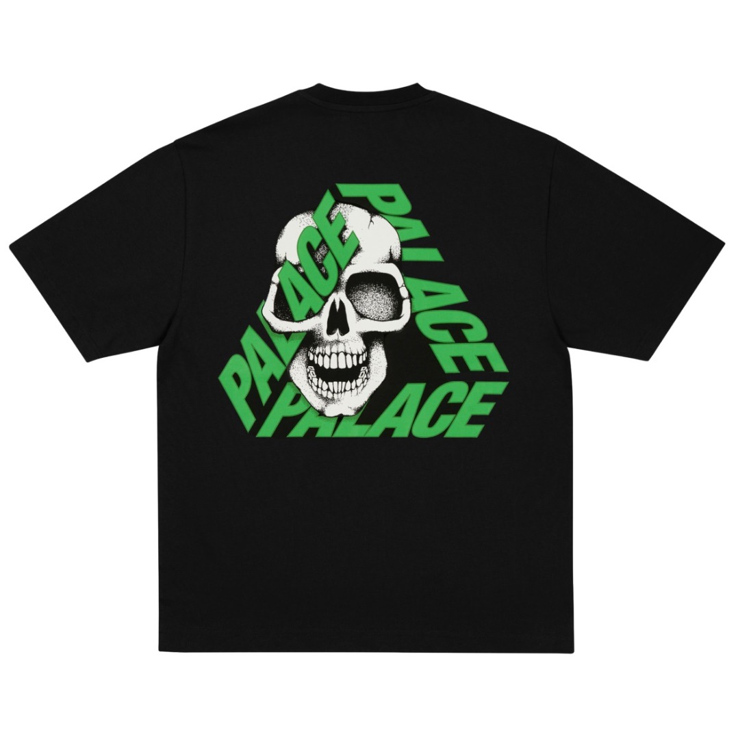 Palace p3 skull tee shirt summer 2025 palace skateboards (Mail direct ...