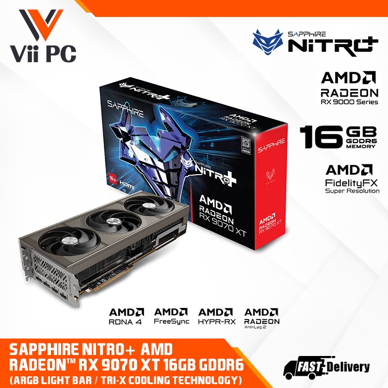 POWERCOLOR Red Devil AMD Radeon RX9070 XT / 9070XT / 9070 XT 16GB GDDR6 ...