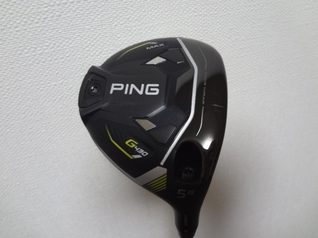 PING★Pin★G430 MAX★FW★Fairway Wood★#5★5W★18°★PING TOUR 2.0 CHROME 65★R ...