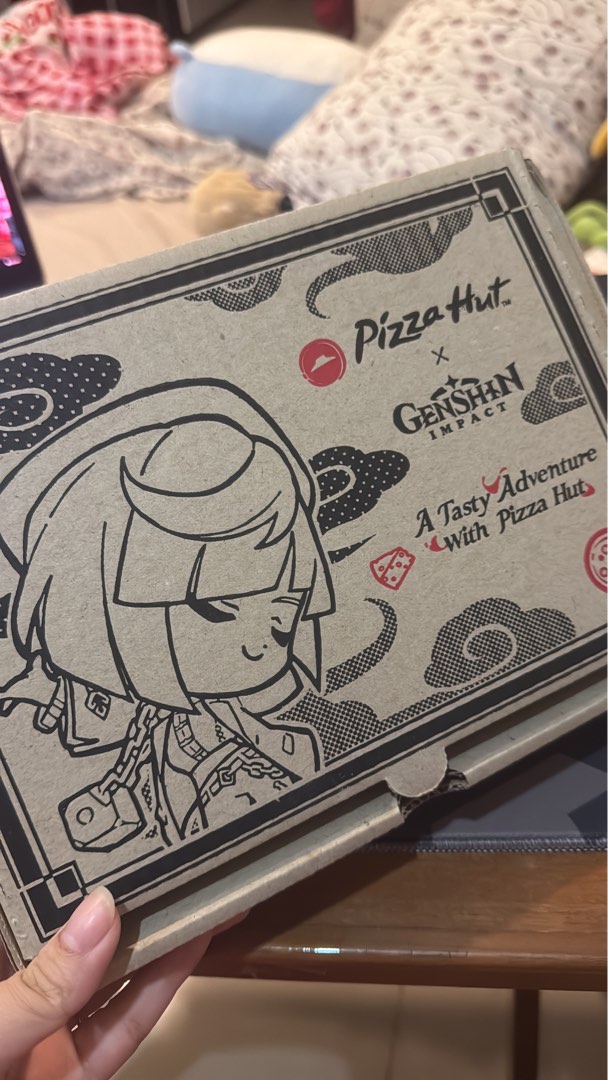 Pizza hut x GENSHIN IMPACT COLLAB BOX Yelan, Toys & Collectibles ...