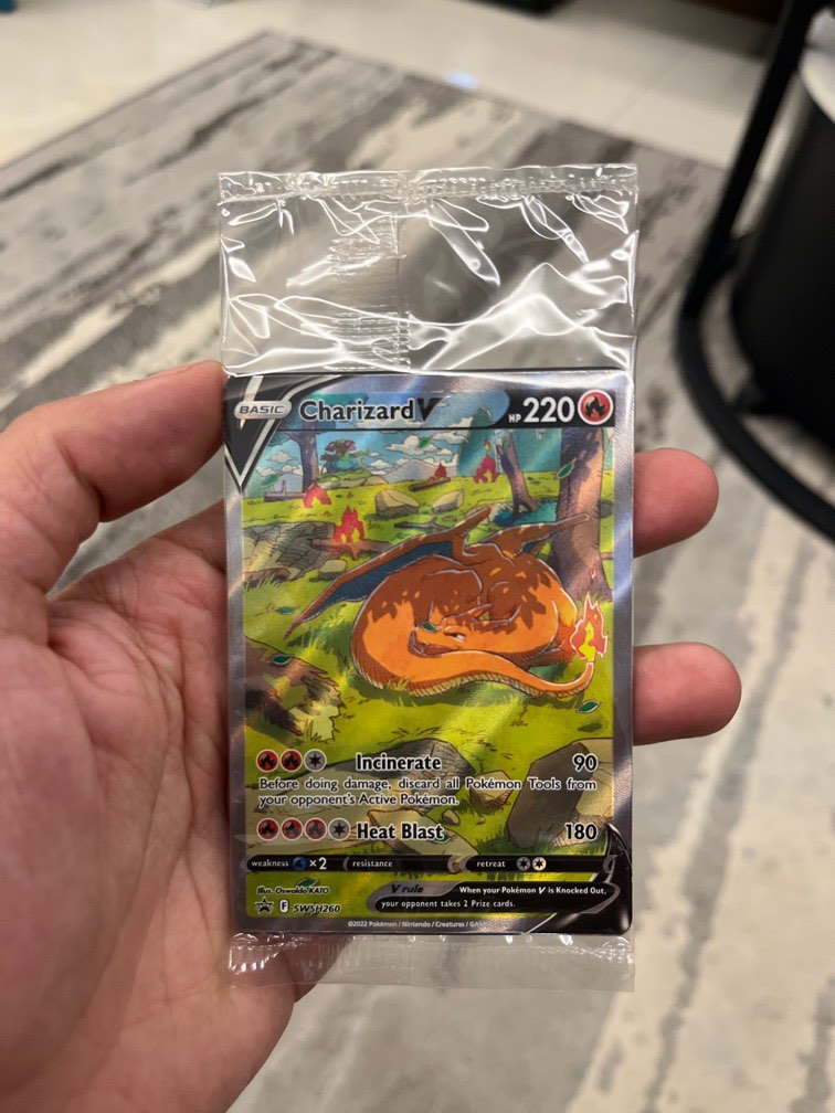 Pokemon Charizard UPC promo, Hobbies & Toys, Toys & Games on Carousell