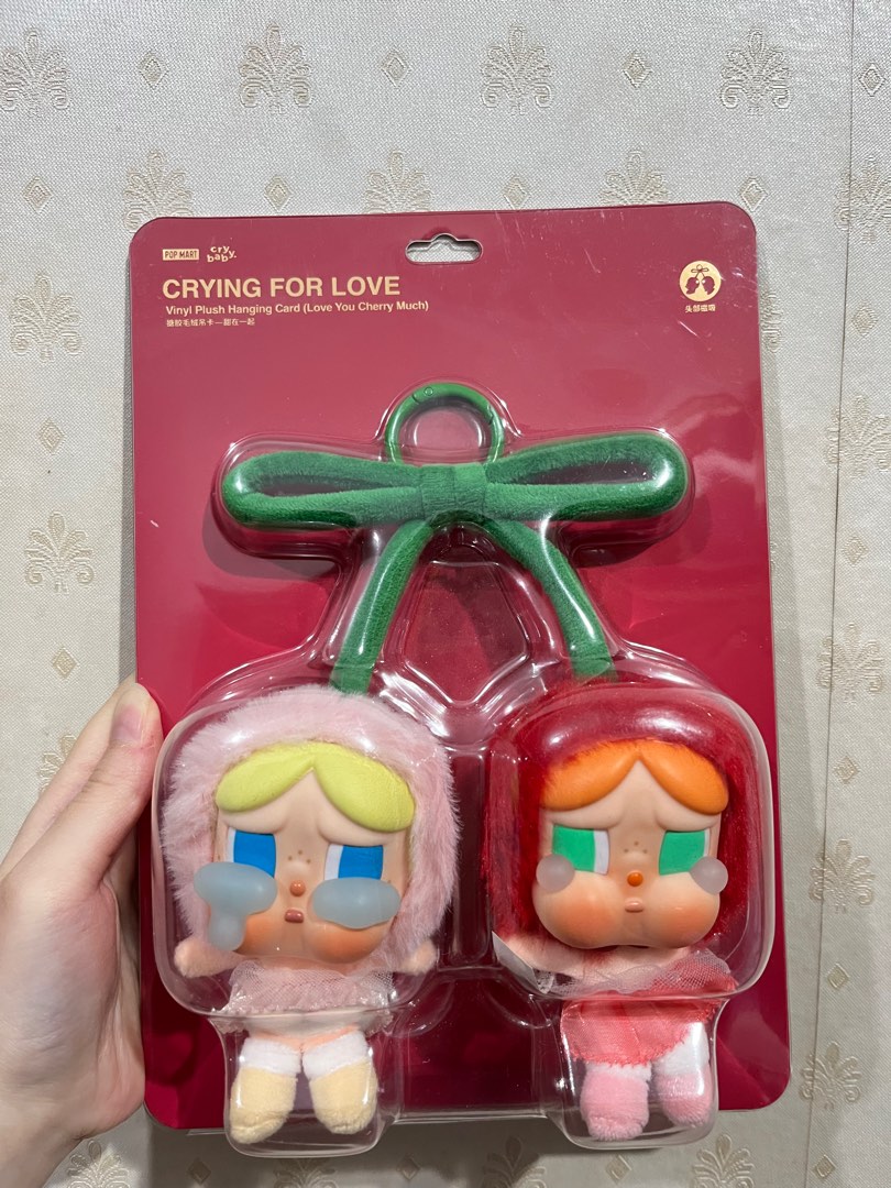 Popmart Crybaby Crying For Love Cherry BRAND NEW WITH BOX, Toys ...