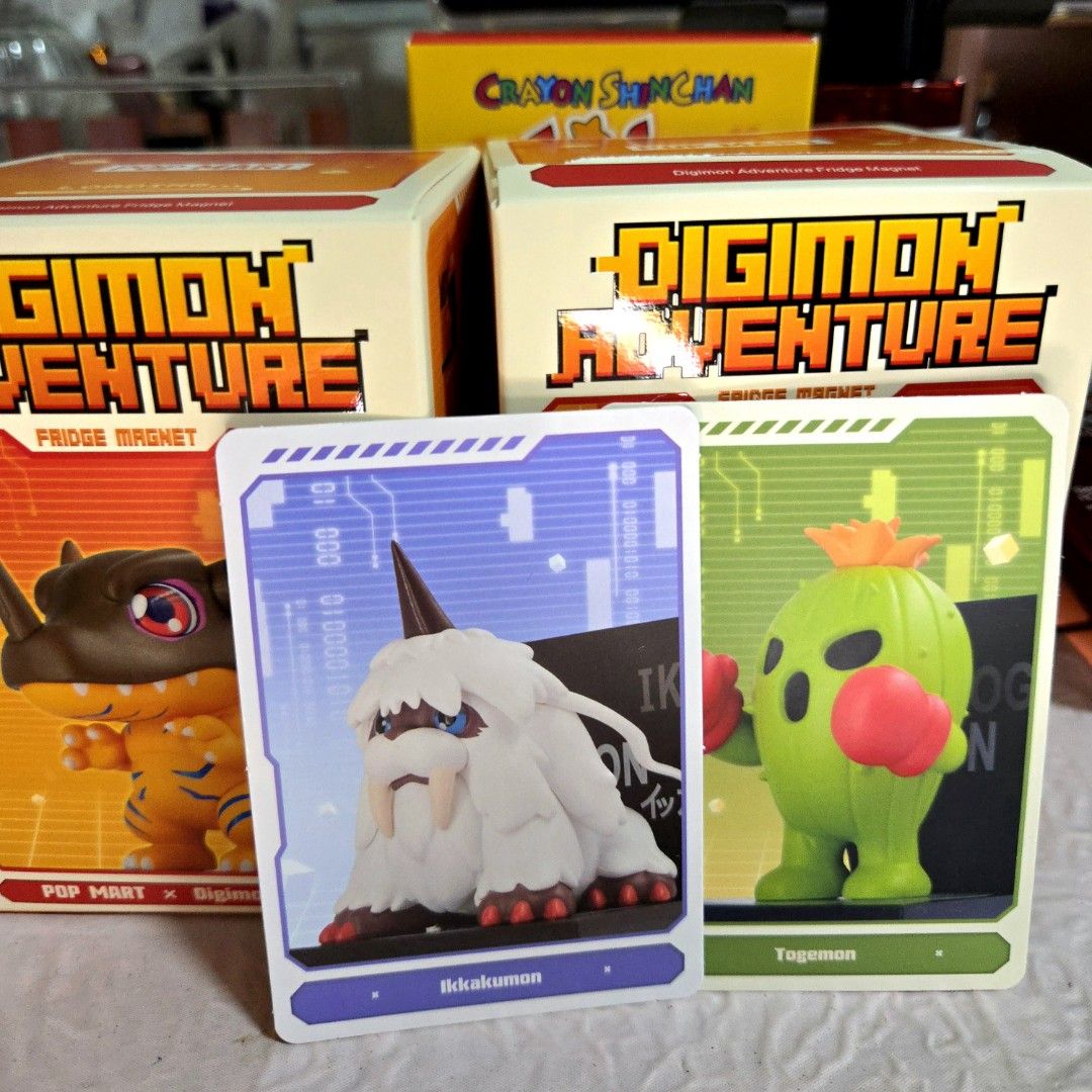 Popmart Digimon Adventure Magnet, Hobbies & Toys, Toys & Games on Carousell