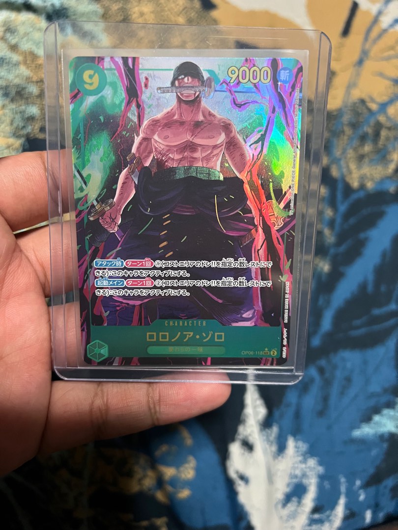 *PSEC Roronoa Zoro Op06-118, Hobbies & Toys, Toys & Games on Carousell