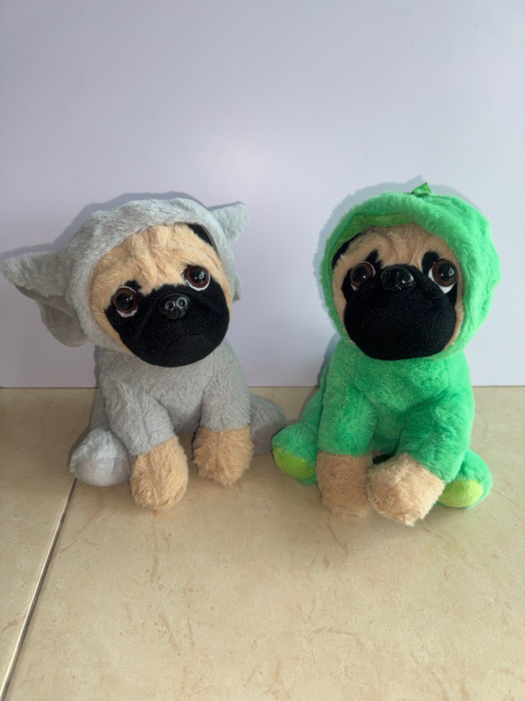 Pugs Plushie Soft Toy, Hobbies & Toys, Toys & Games on Carousell