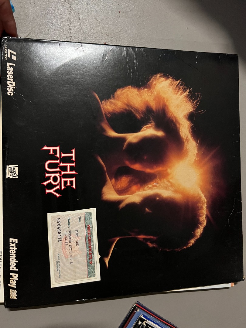 Rare Vintage Laser Disc - "The Fury"! Just $1 Each, 50+ Pcs Sale, Bulk ...