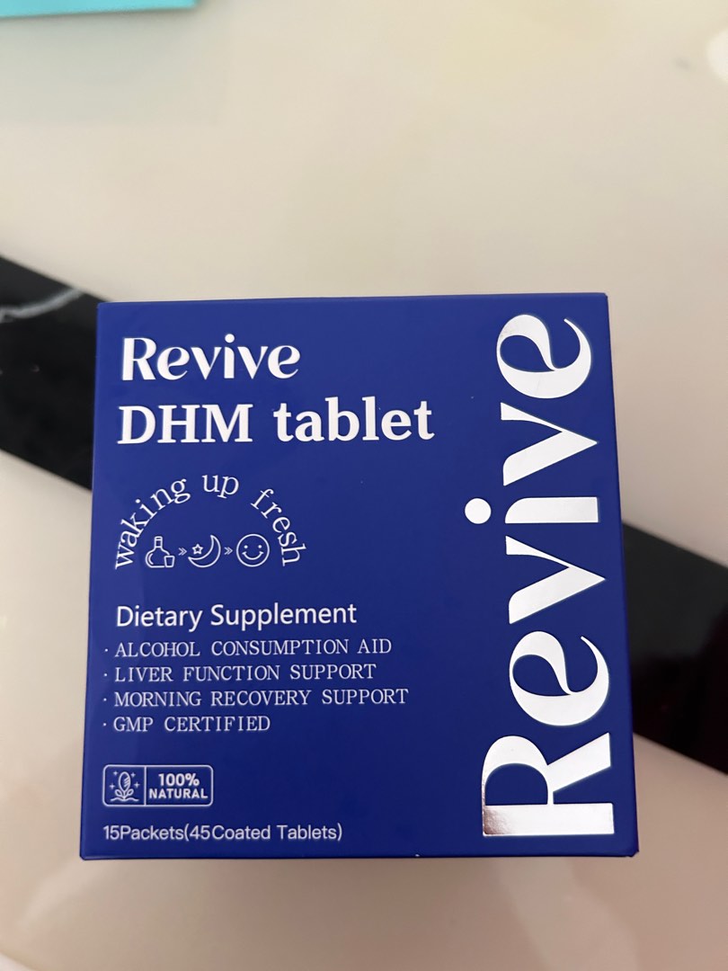 Revive Hangover DHM Tablets, Health & Nutrition, Health Supplements ...
