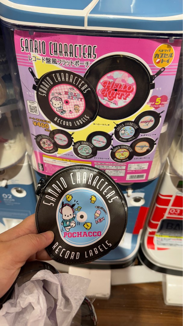 Sanrio Character Record Labels Pouch - Pochaaco, Hobbies & Toys ...