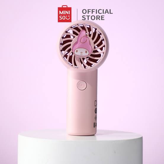 Sanrio Miniso My Melody Mini Fan 500MAH, Elektronik, Lainnya di Carousell