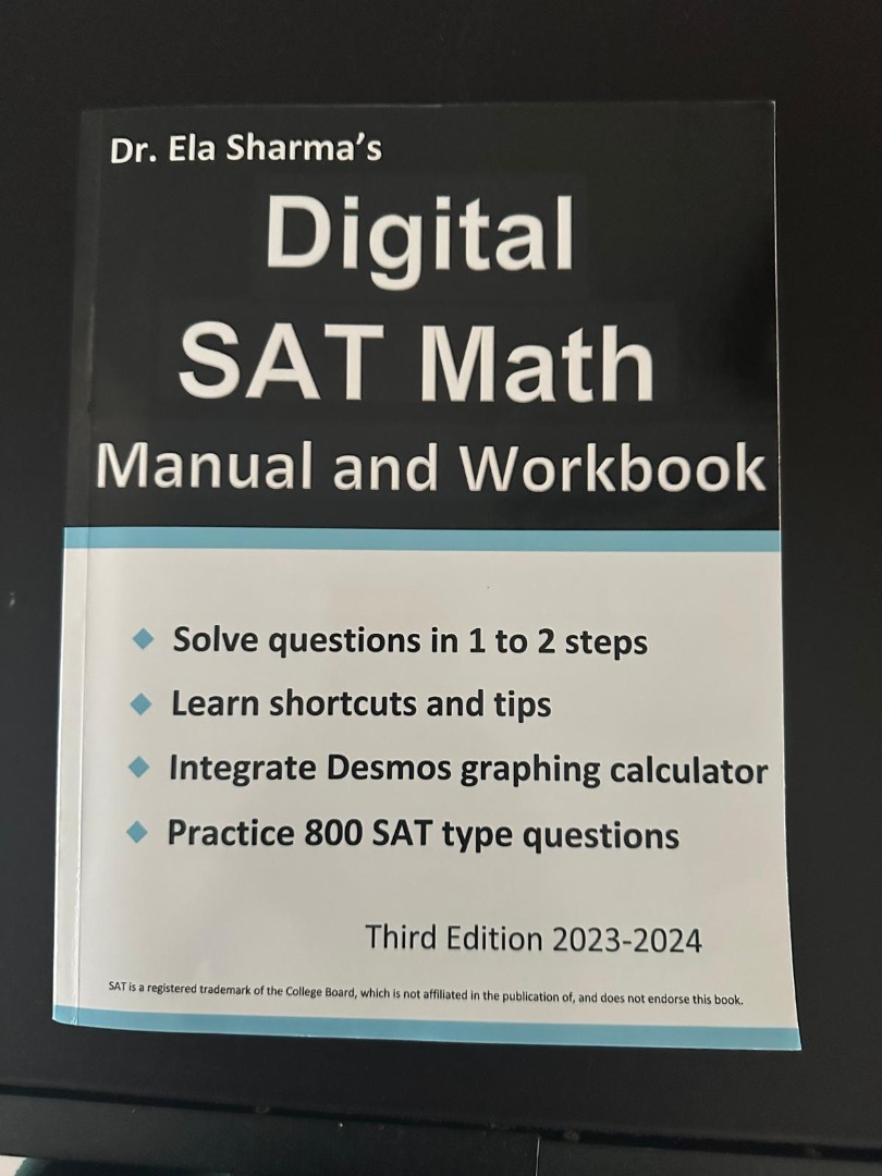 SAT Math Manual and Workbook: For the New SAT By Dr. Ela Sharma ...