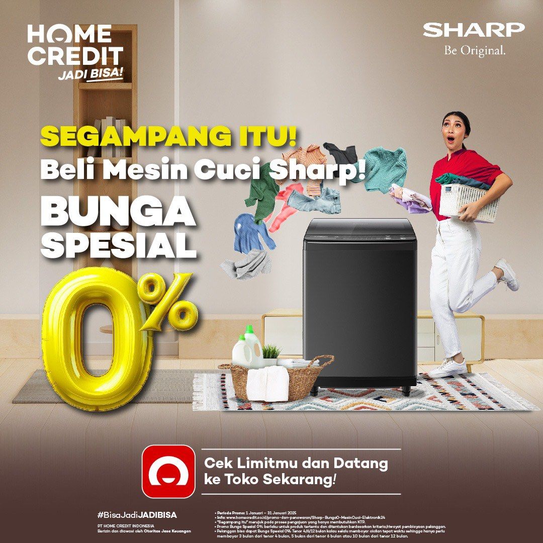 SeGAMPANG ITU cicilan mesin cuci satu tabung dan produk lain home ...