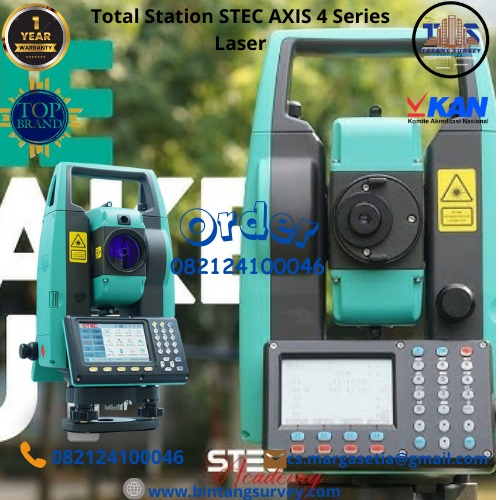 STEC AXIS 4 Series Total Station – Laser Total Station Presisi Tinggi untuk Survey dan ...