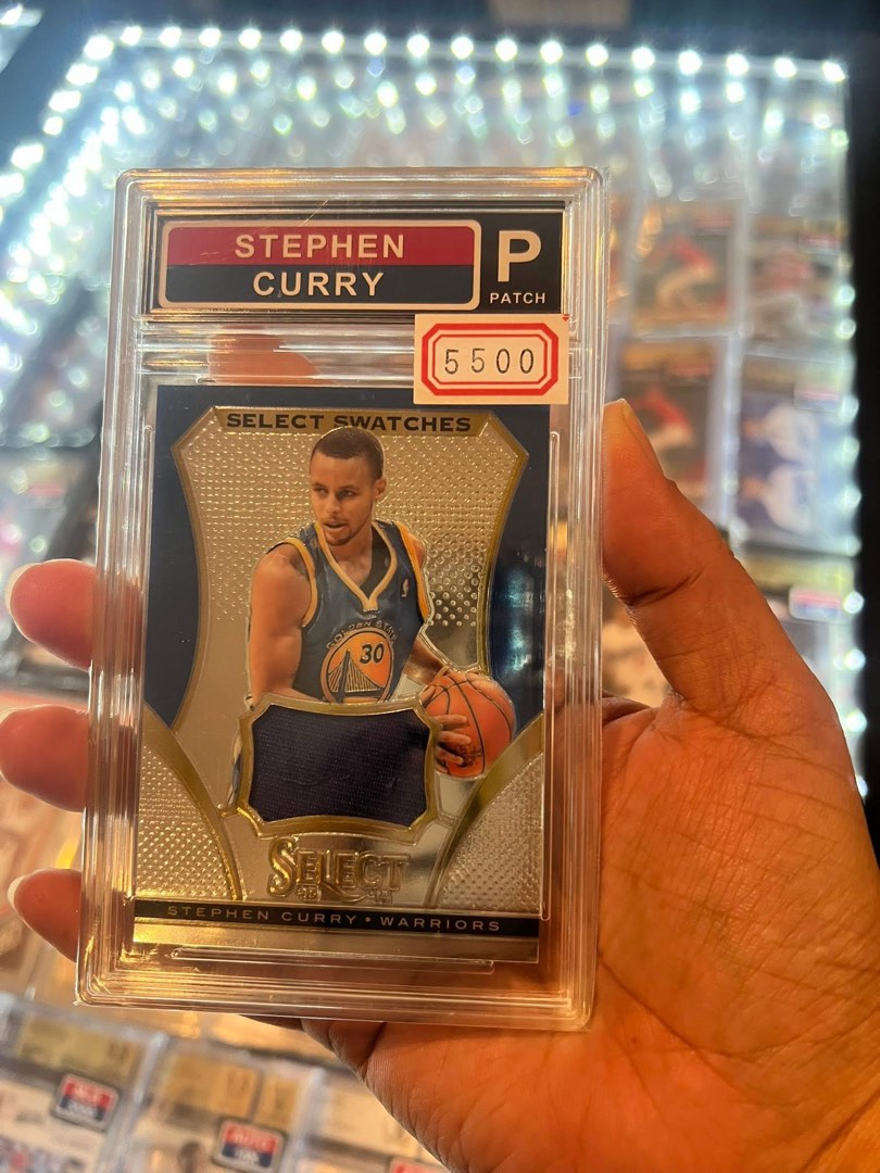 Stephen Curry Select Patch Game Used in Slab Case, Hobbies & Toys, Toys ...