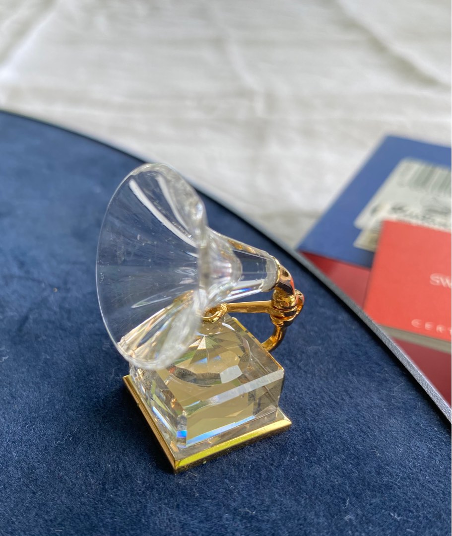 Swarovski Crystal Memories - Gramophone Gold, Hobbies & Toys ...