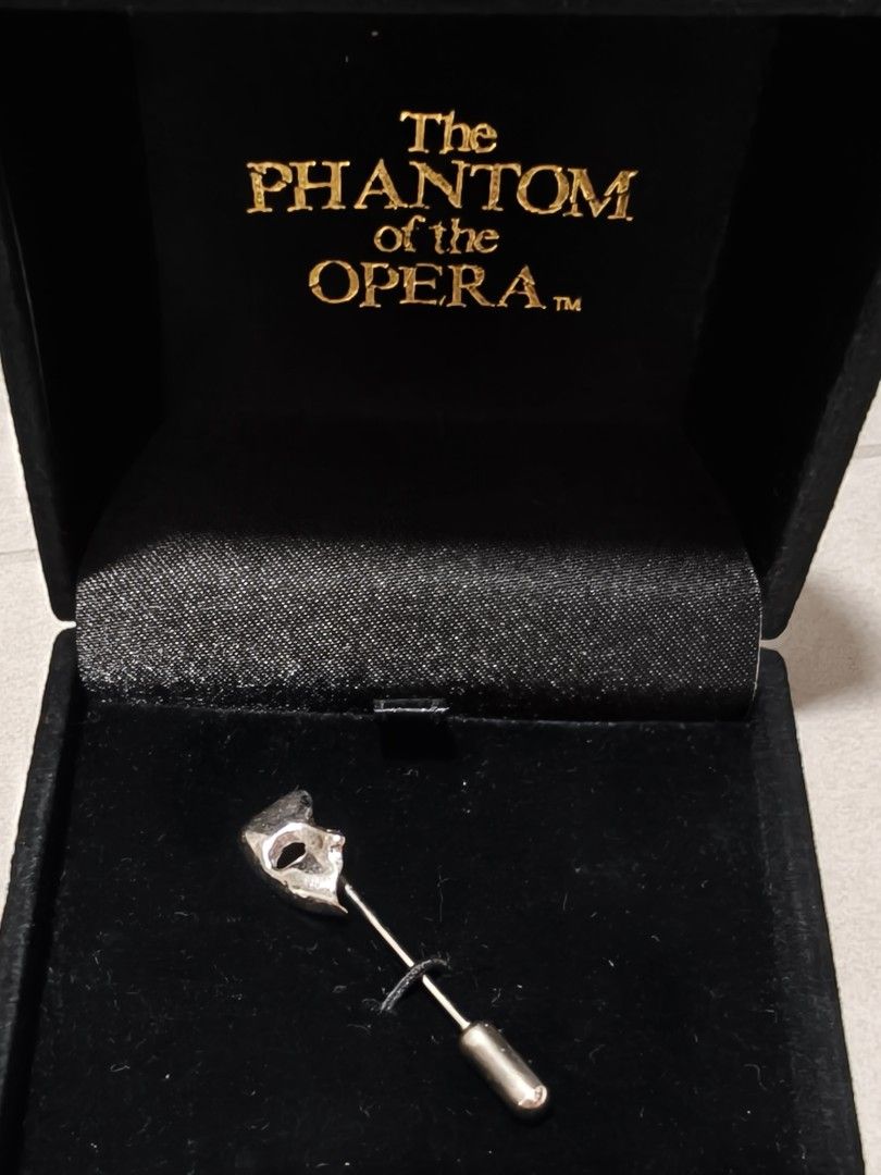 The Phantom of the Opera Pin, Luxury, Accessories on Carousell