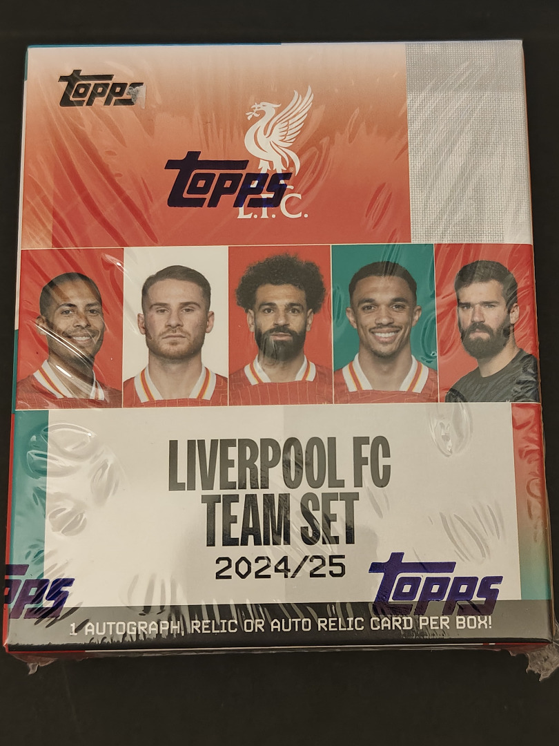 Topps Liverpool FC Team Set 2024/25 利物浦 原盒, 興趣及遊戲, 收藏品及紀念品, 明星周邊 ...