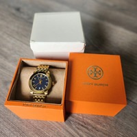 Tory Burch Whitney Watch Gold, Barang Mewah, Pakaian di Carousell